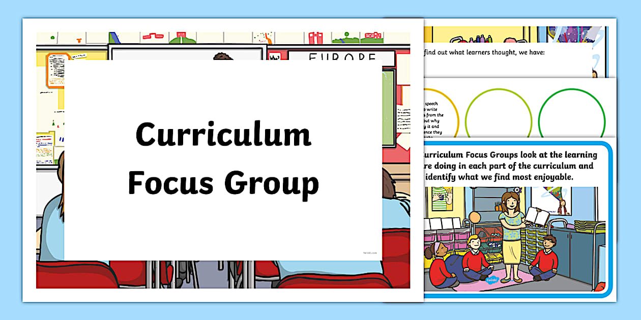 Pupil Voice - Learning - Curriculum Focus Groups Display Pack