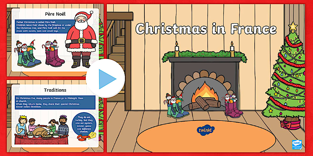 Christmas in France PowerPoint - KS1 - Teaching resource