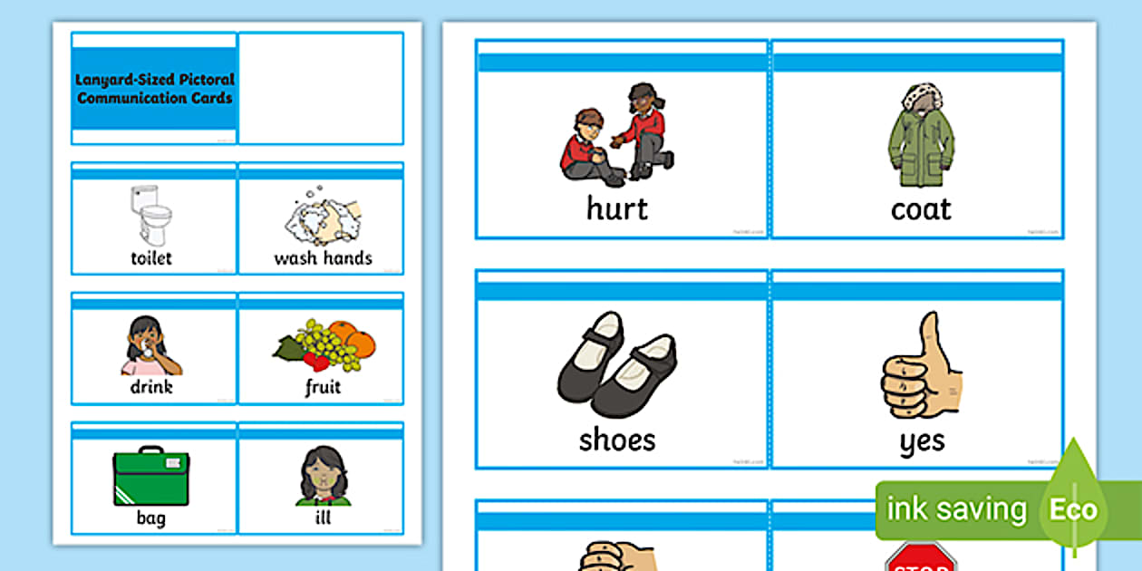 SEN and Deaf Communication Cards (teacher made) - Twinkl