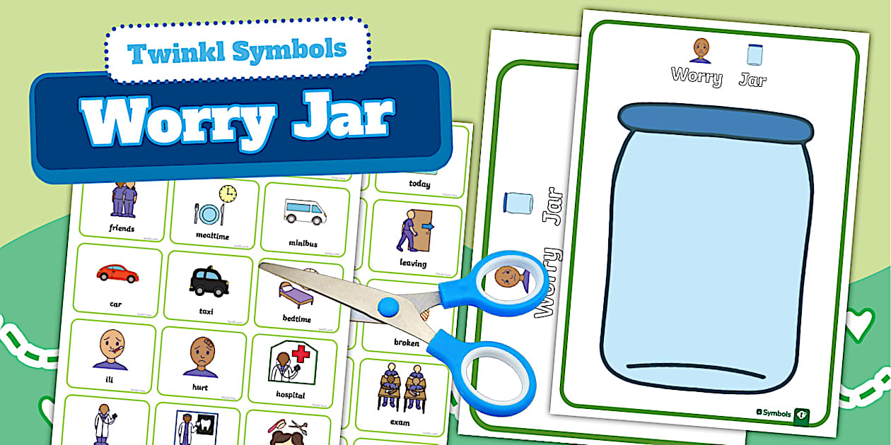 Twinkl Symbols: Worry Jar