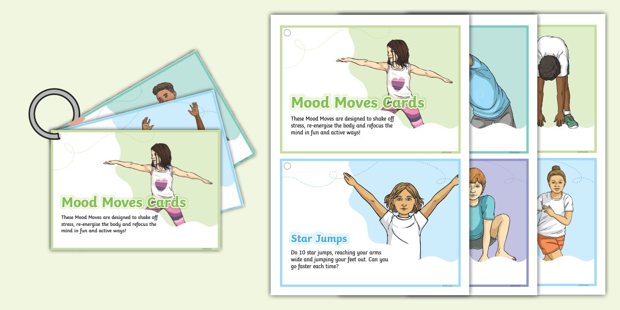 Mood Moves Cards (teacher made) - Twinkl