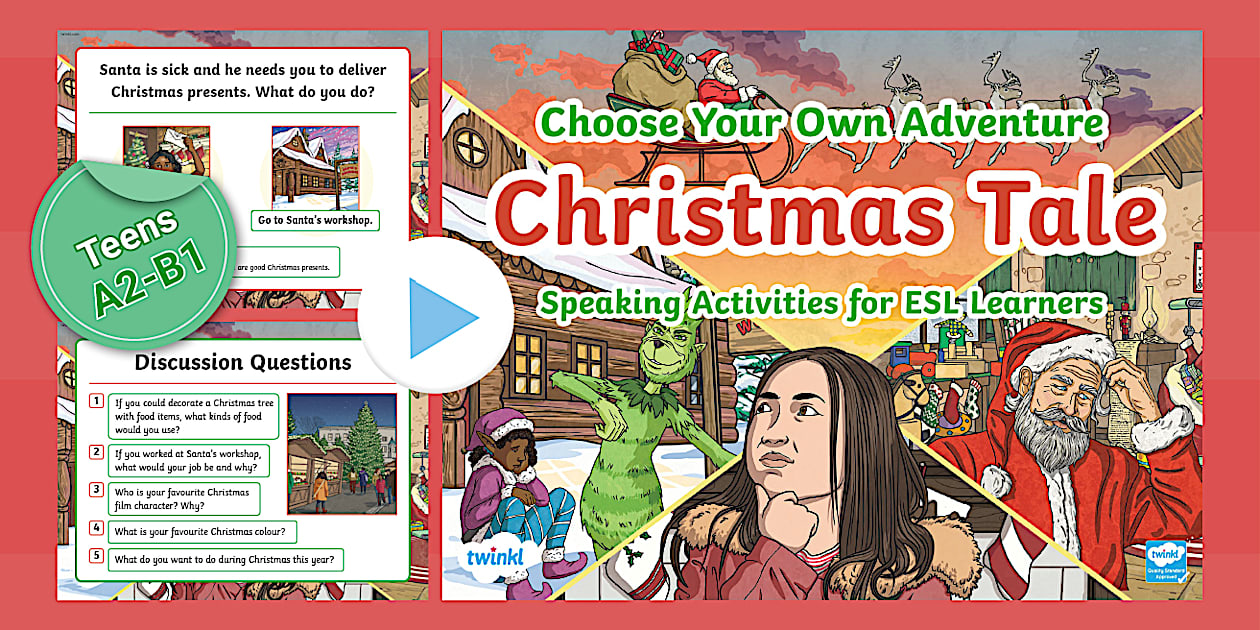 ESL Christmas Tale Choose Your Own Adventure [Teens, A2-B1]