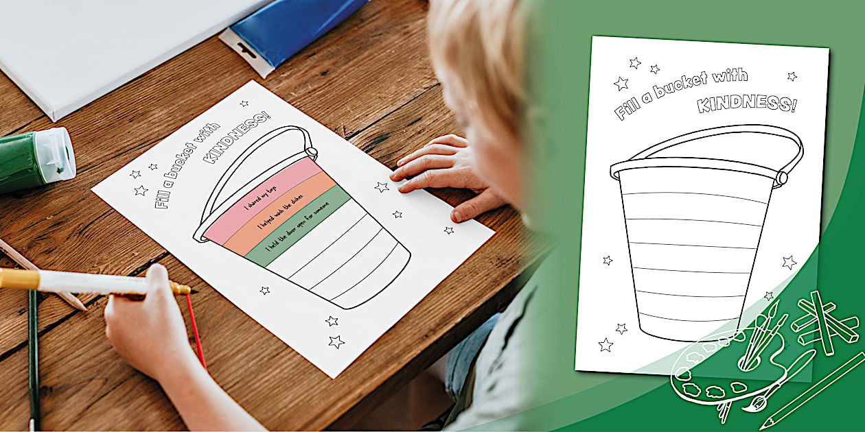 Fill a Bucket with Kindness Activity | Twinkl Art Gallery