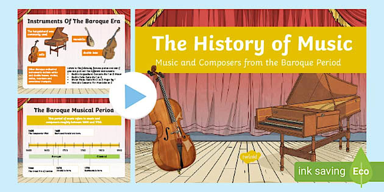 The History of Music: Baroque Composers (teacher made)