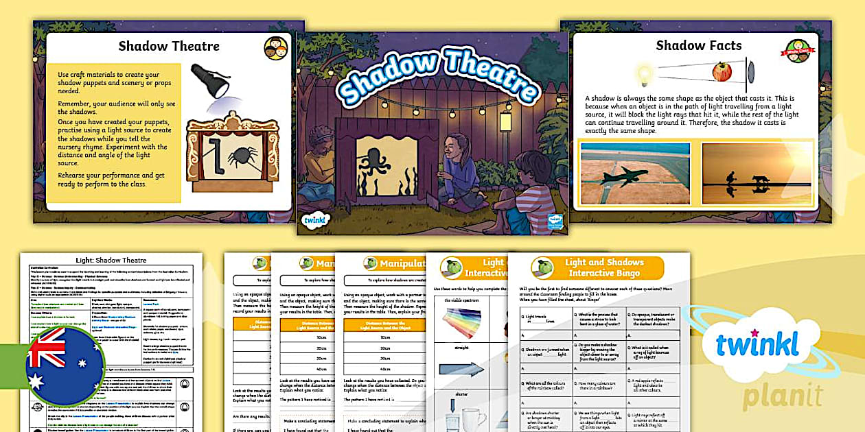 Year 5 Science Light Lesson 6 Shadow Theatre (teacher made)