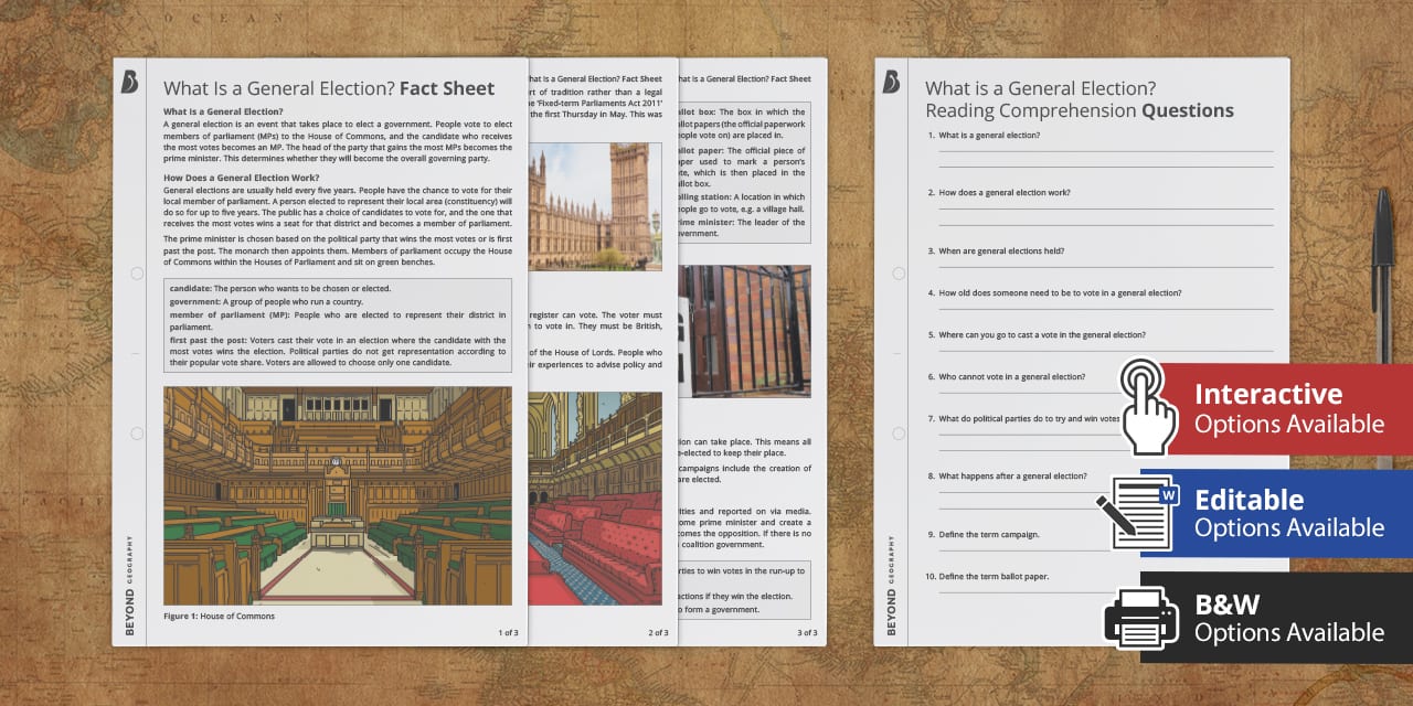 UK General Election 2024 Reading Comprehension | Beyond