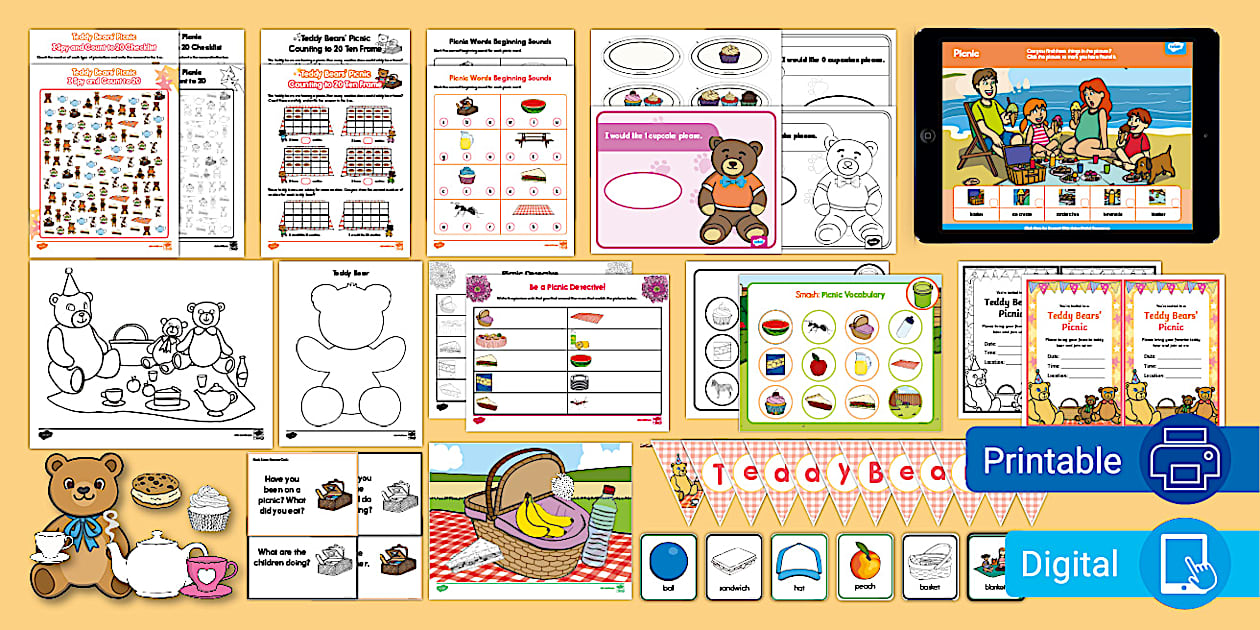 Early Childhood Picnic Activity Pack