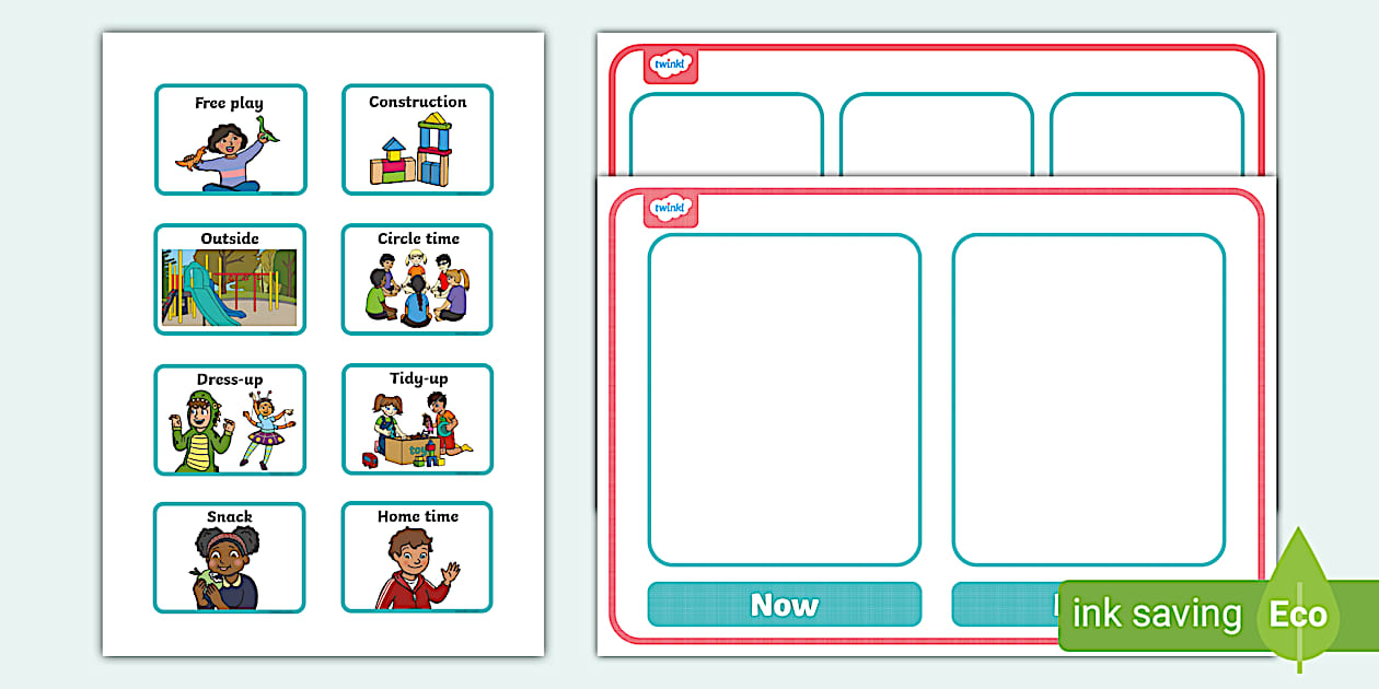 Aistear Transitions Visual Schedule (teacher made) - Twinkl
