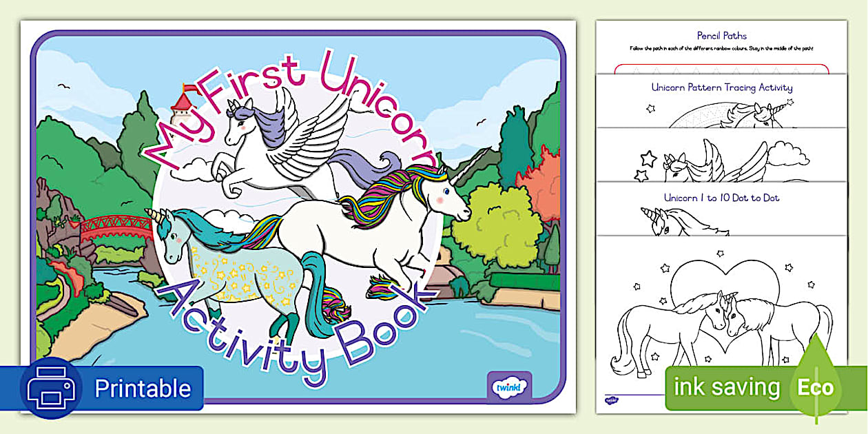 Unicorn Activity Book - Printable - Twinkl South Africa