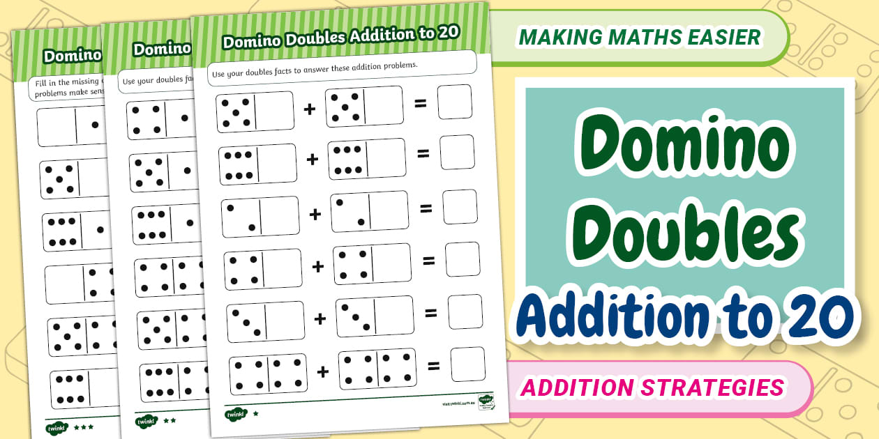 Domino Doubles Addition to 20