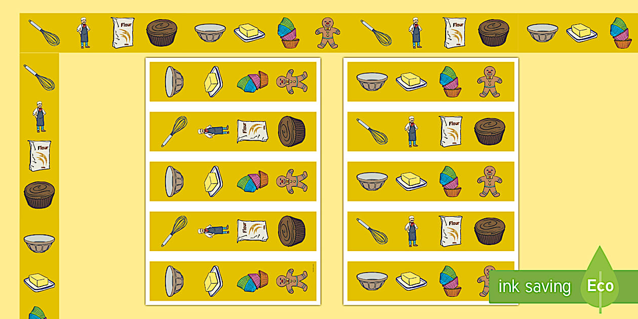 The Bakery Aistear Display Borders (teacher made) - Twinkl