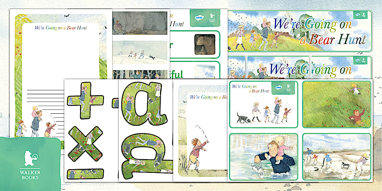 FREE! - We're Going on a Bear Hunt Display Pack