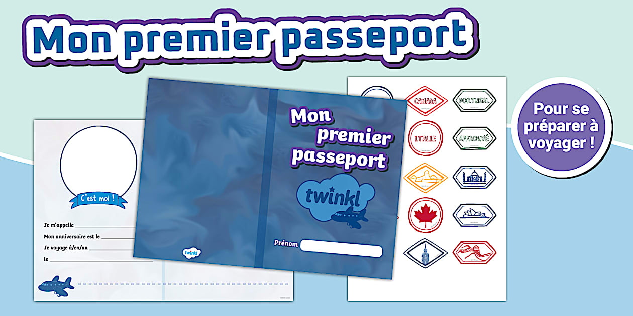 * NEW * Mon premier passeport - Twinkl Découverte