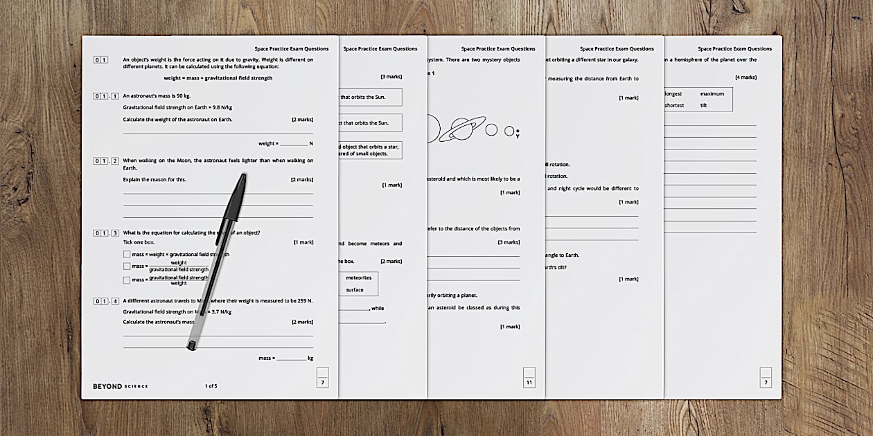 Space Foundation Practice Questions | KS3 Physics | Beyond