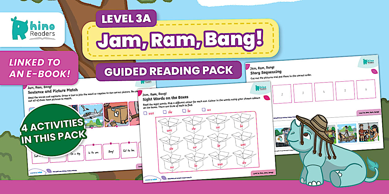Level 3a Jam, Ram, Bang! Guided Reading Pack