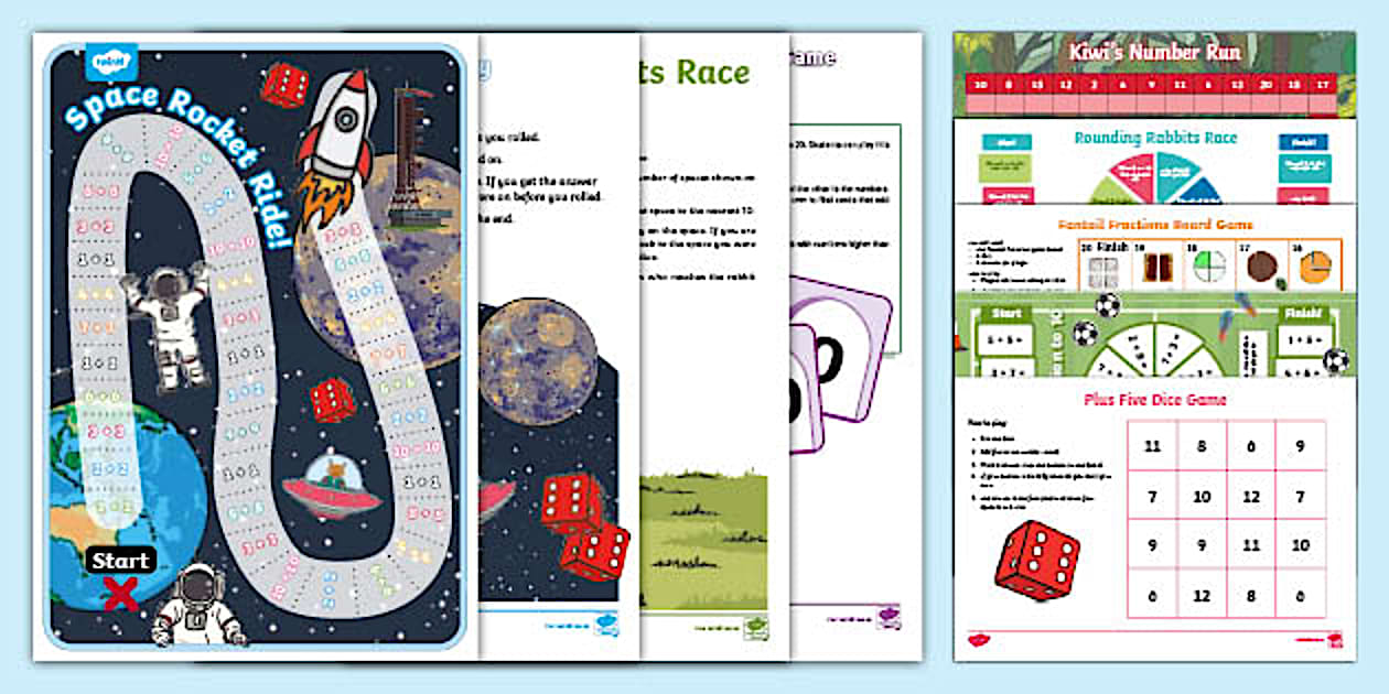 Year 1-2 Maths Game Pack (Lehrer gemacht) - Twinkl