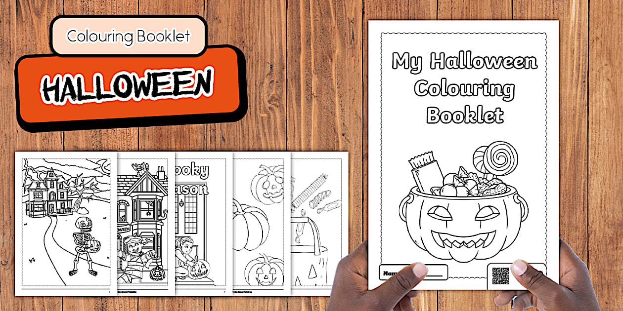 Halloween Colouring Booklet - KS1 - Twinkl