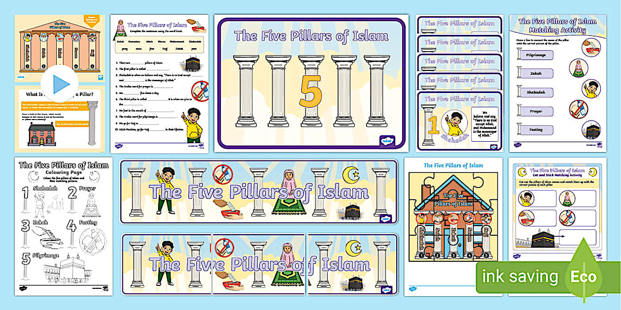 Year 1 Islamic Rulings and Practices: The Five Pillars of Islam Lesson ...
