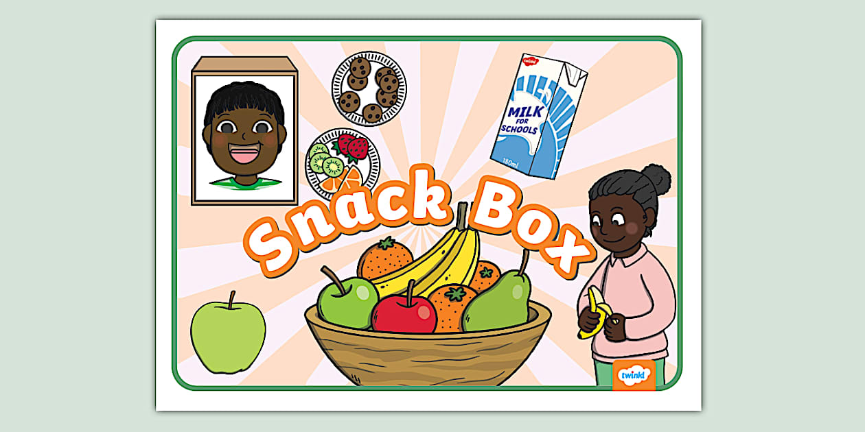 Snack Box Display Poster (Teacher-Made) - Twinkl