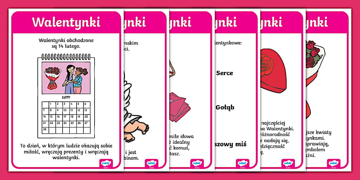 Kilka faktów o walentynkach | Plakaty (teacher made)