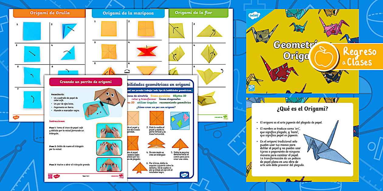 Pack: Geometría y Origami (Teacher-Made) - Twinkl
