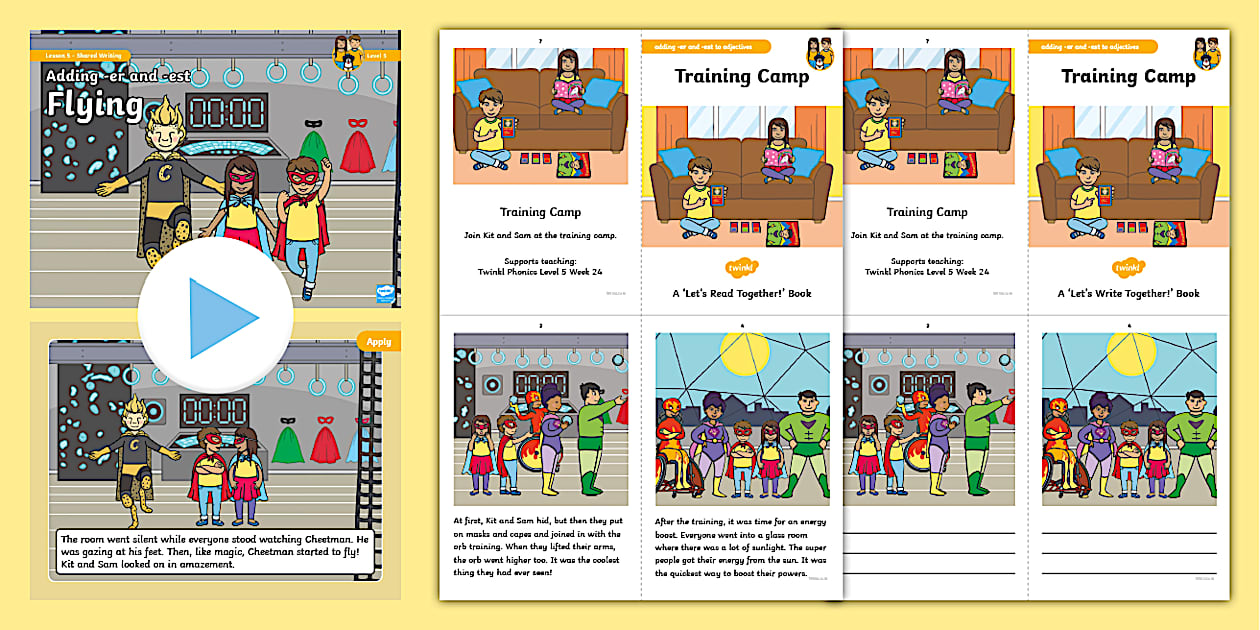 Adding -er and -est Lesson Pack - Level 5 Week 24 Lesson 5