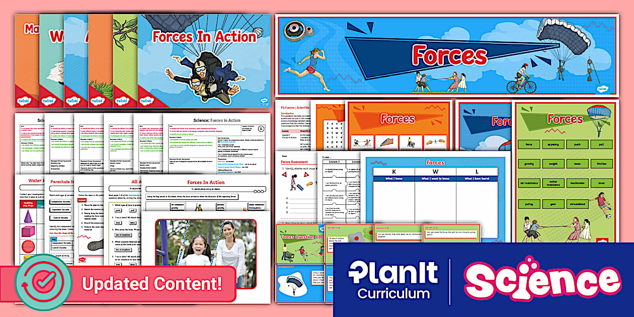 Forces Grade 5 - Engaging Science Worksheets & Activities