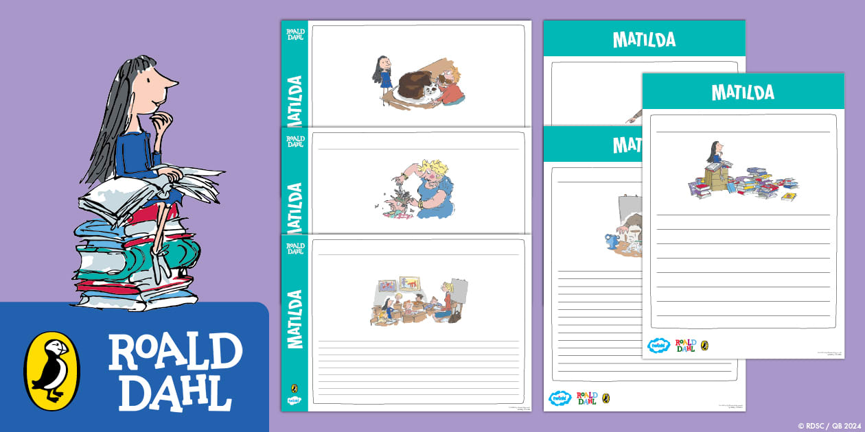 FREE! - Matilda Writing Templates | Roald Dahl Resources | Twinkl