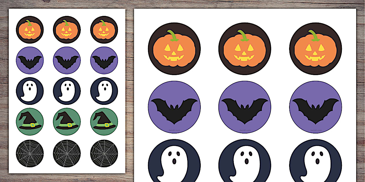 Halloween Creatures Cupcake Toppers | Twinkl Party