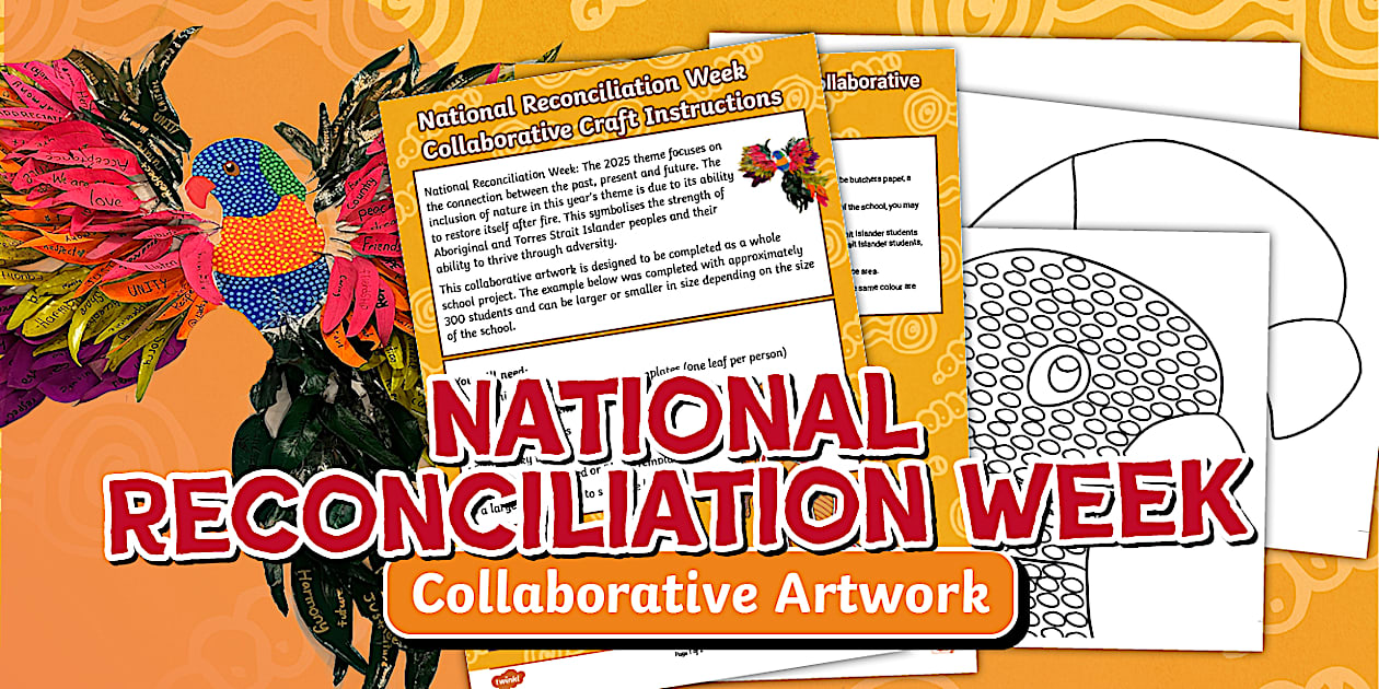 National Reconciliation Week Collaborative Art - Australia