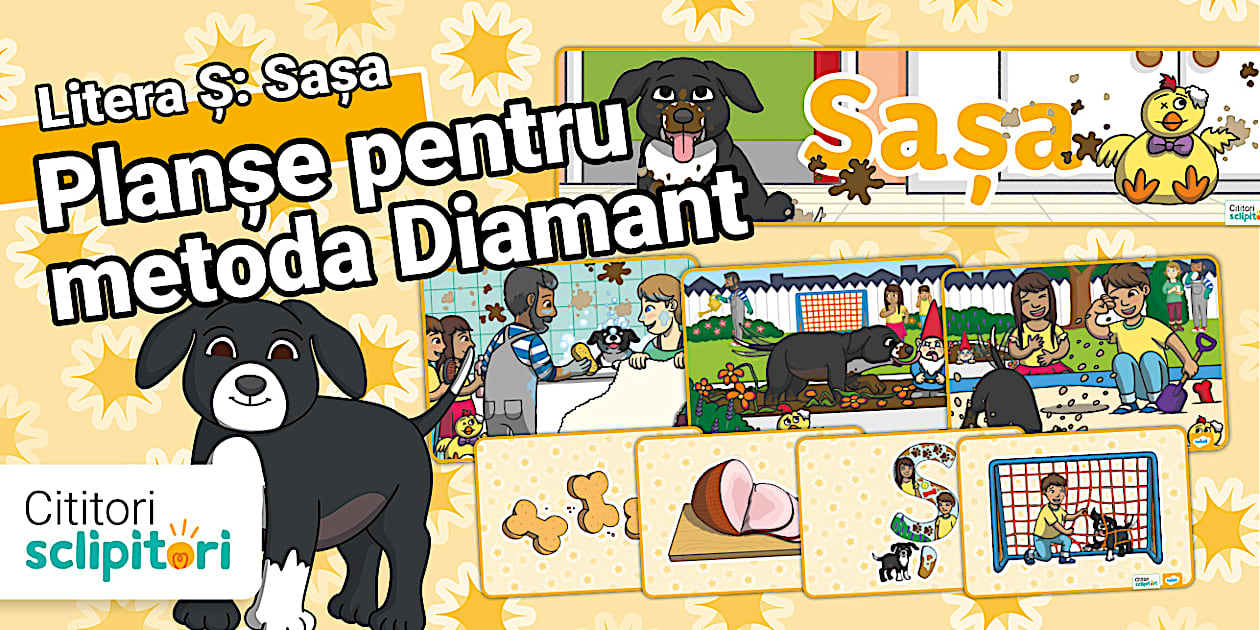 Litera Ș: Sașa – Planșe pentru metoda Diamant