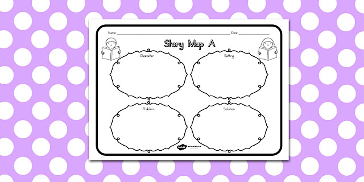 Editable Story Map A Worksheet (teacher made) - Twinkl