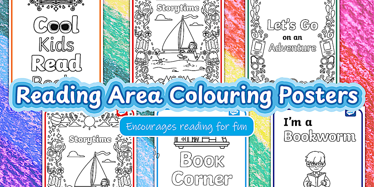 Foundation Phase - Reading Corner - Colouring Display Posters (CAPS ...