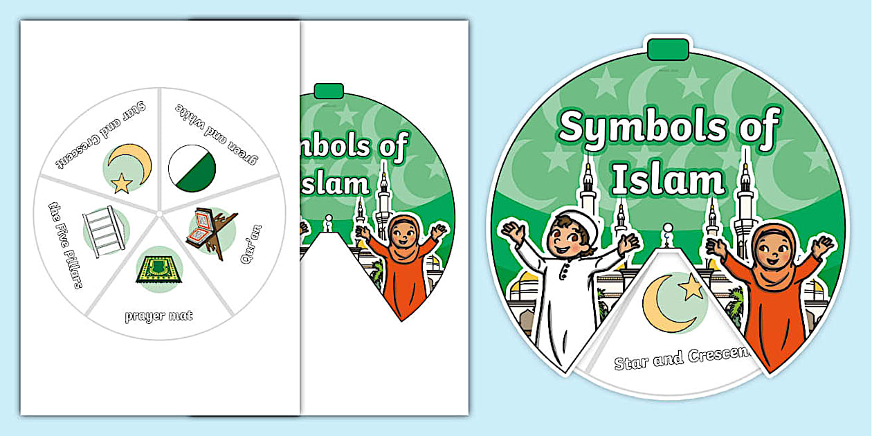Symbols of Islam Spinning Wheel - Twinkl
