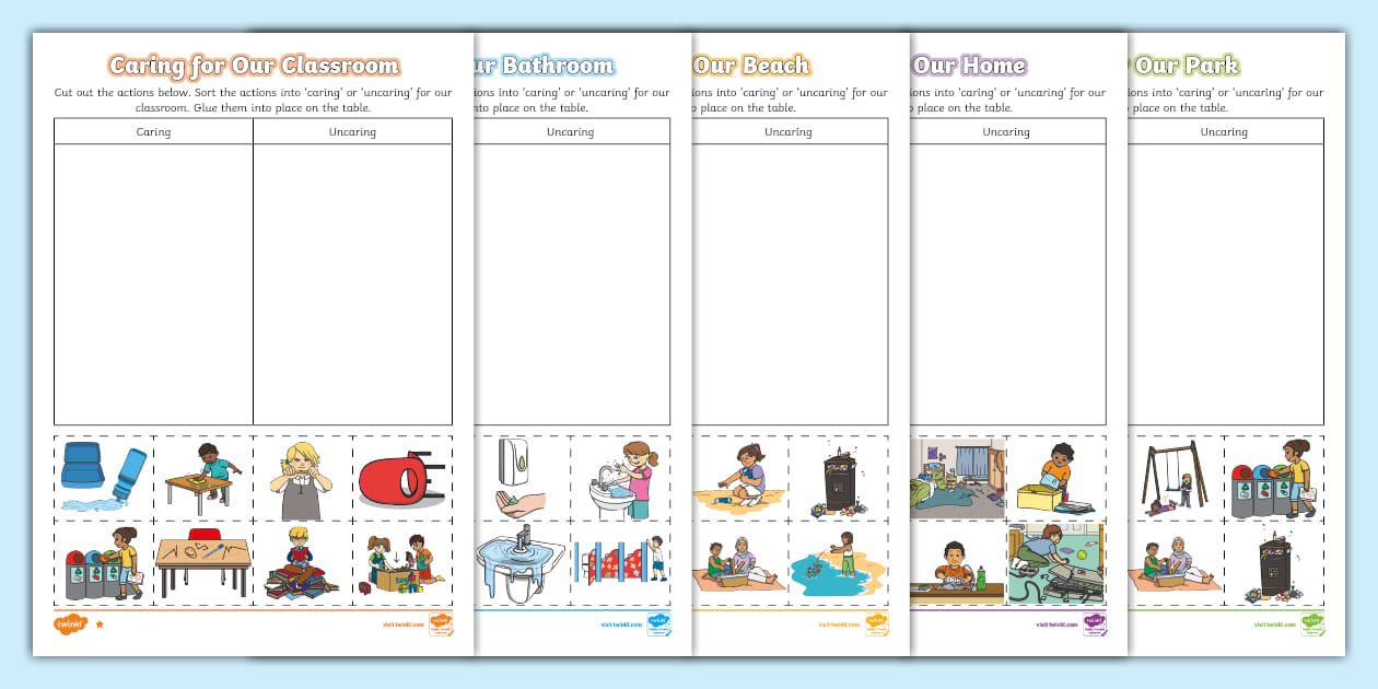 Caring for Places Activity Pack (teacher made) - Twinkl