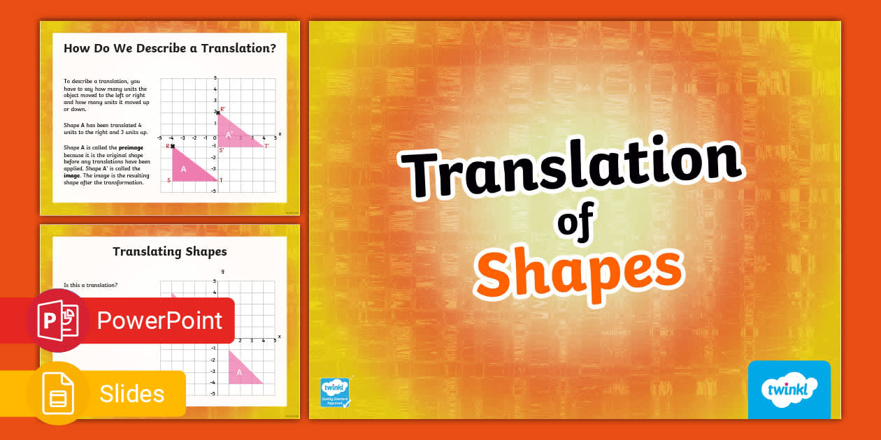 Translations on the Coordinate Plane PPT & Google Slides