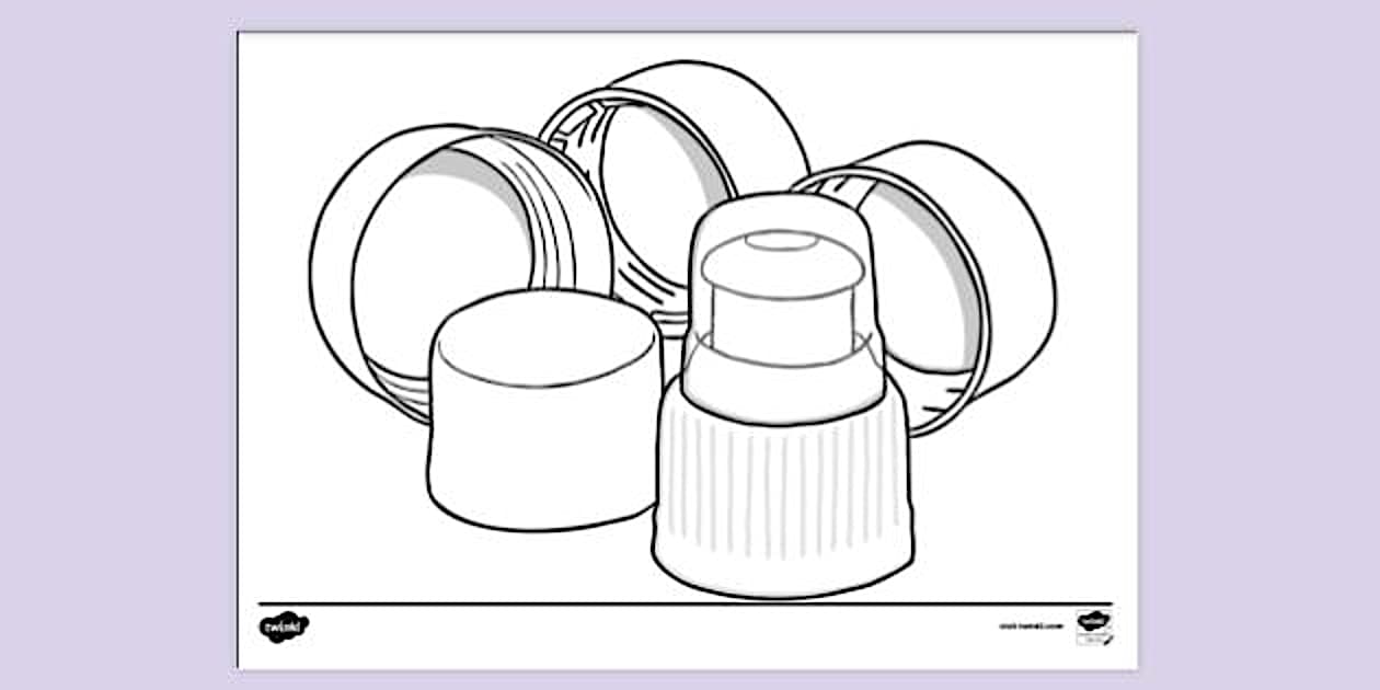 Bottle Cap Colouring | Colouring Sheets (Teacher-Made)