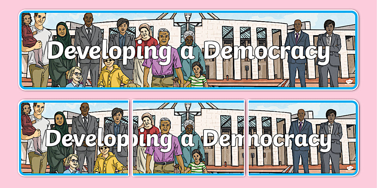 Developing a Democracy Year 6 Integrated Unit Display Banner
