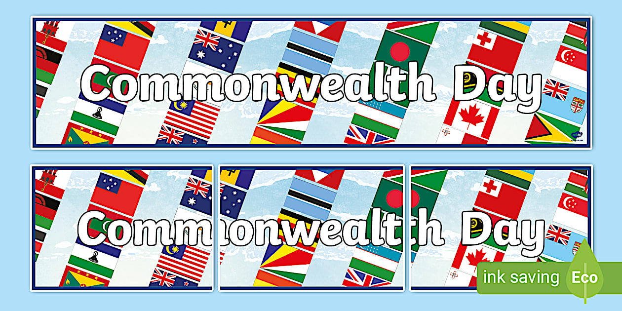 Commonwealth Day Display Banner (creat de profesori)
