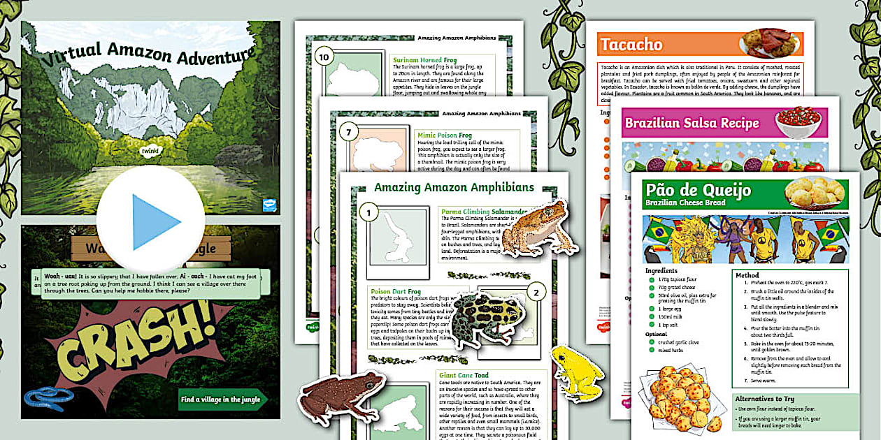 Virtual Amazon Adventure (teacher made) - Twinkl