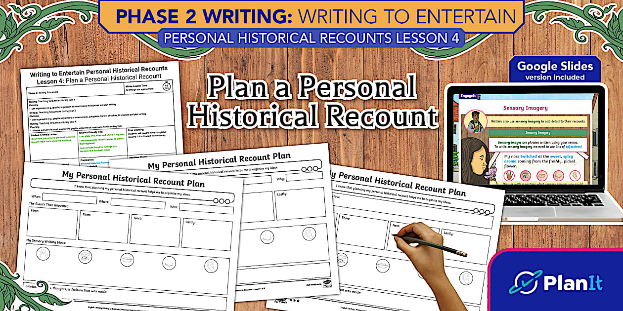 Historical Recounts: Plan a Personal Historical Recount