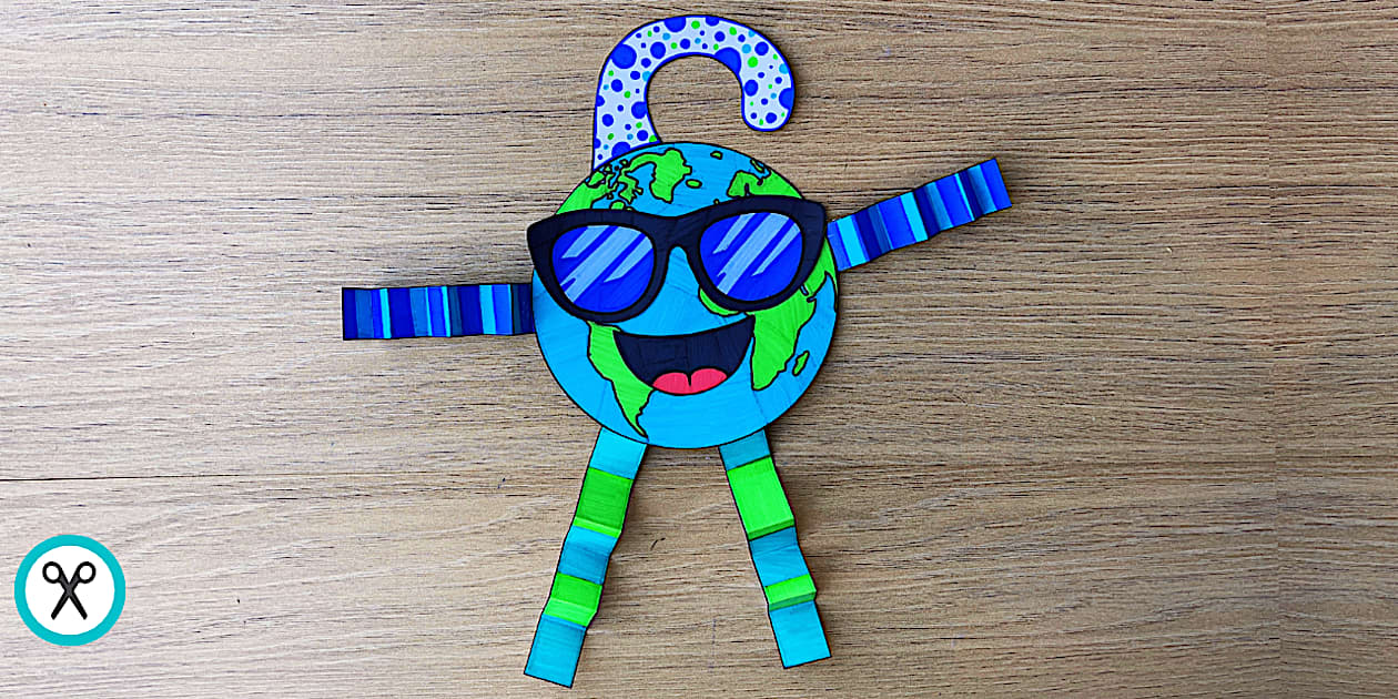 Earth Door Hanger | Earth Day Crafts (teacher made) - Twinkl