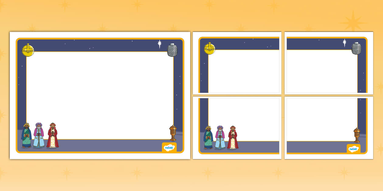 Marcos de fotos: Reyes Magos - Twinkl España - Twinkl