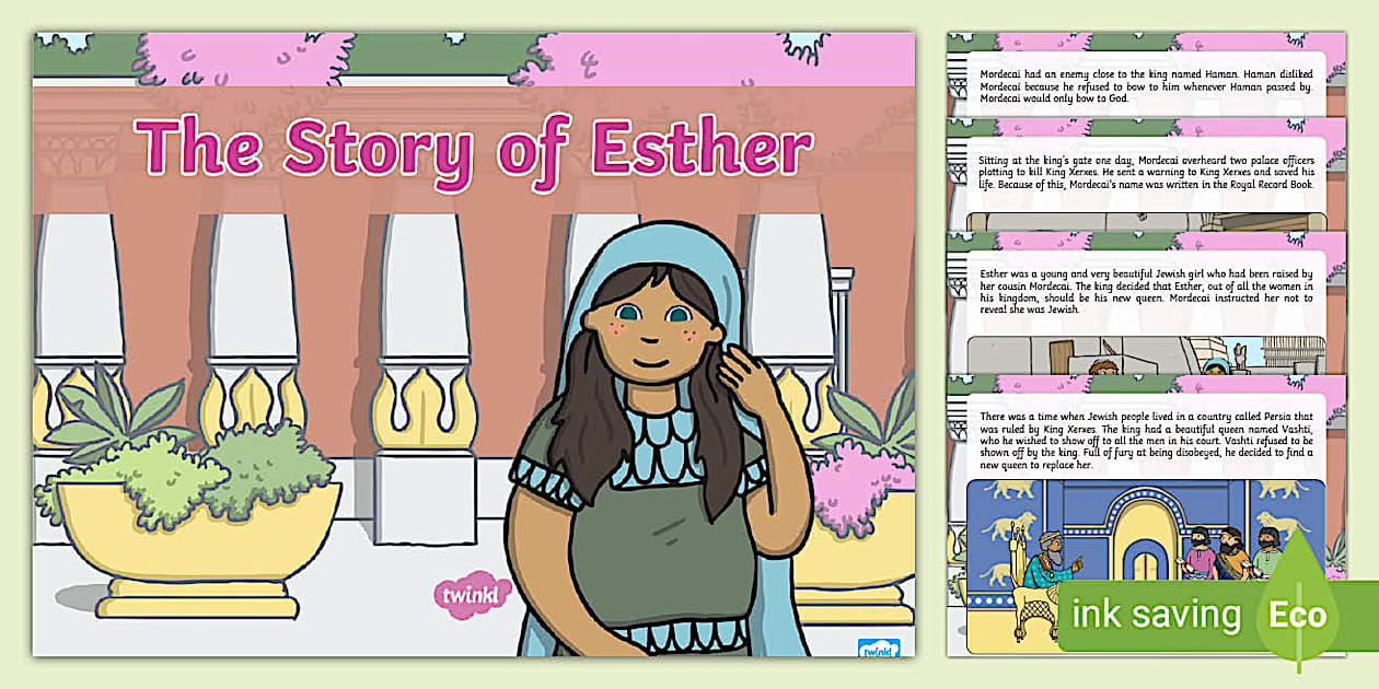 The Story of Esther (teacher made) - Twinkl