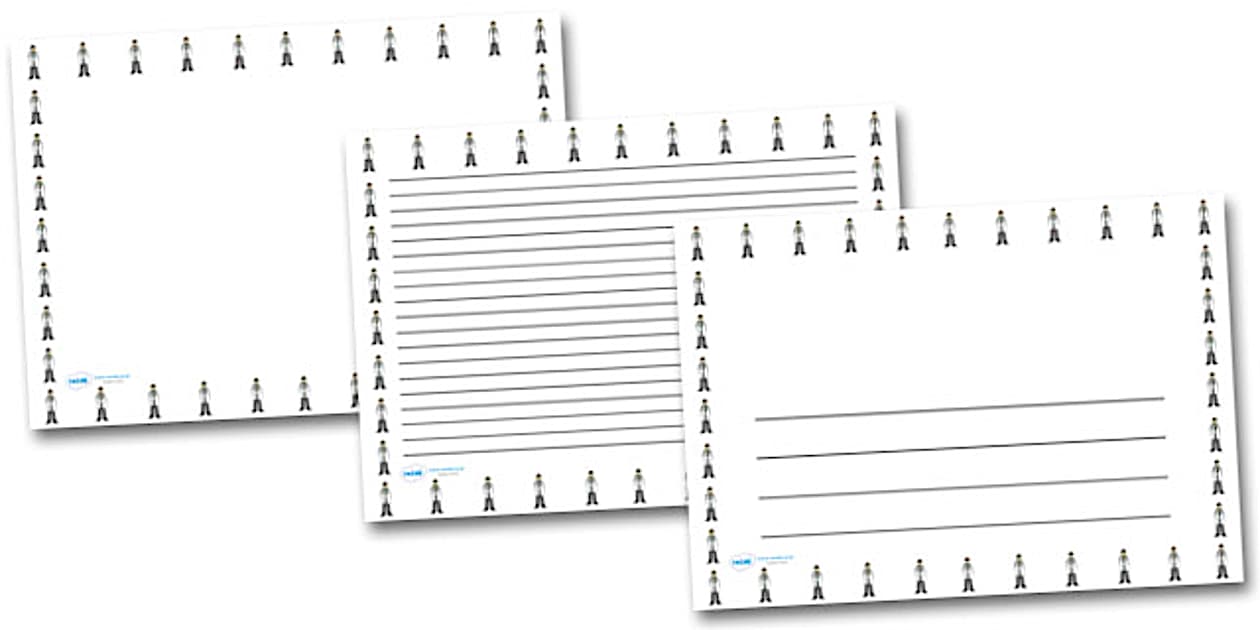 Male Doctor Landscape Page Borders- Landscape Page Borders