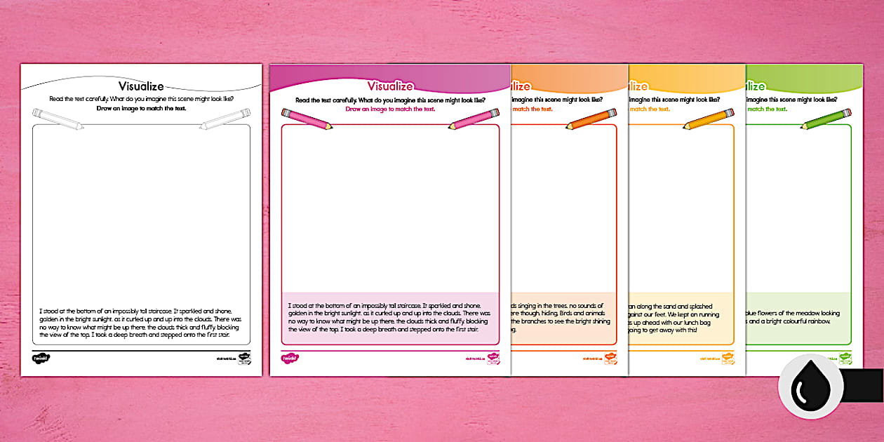 Reading Comprehension Canada: Visualization Activity Sheets