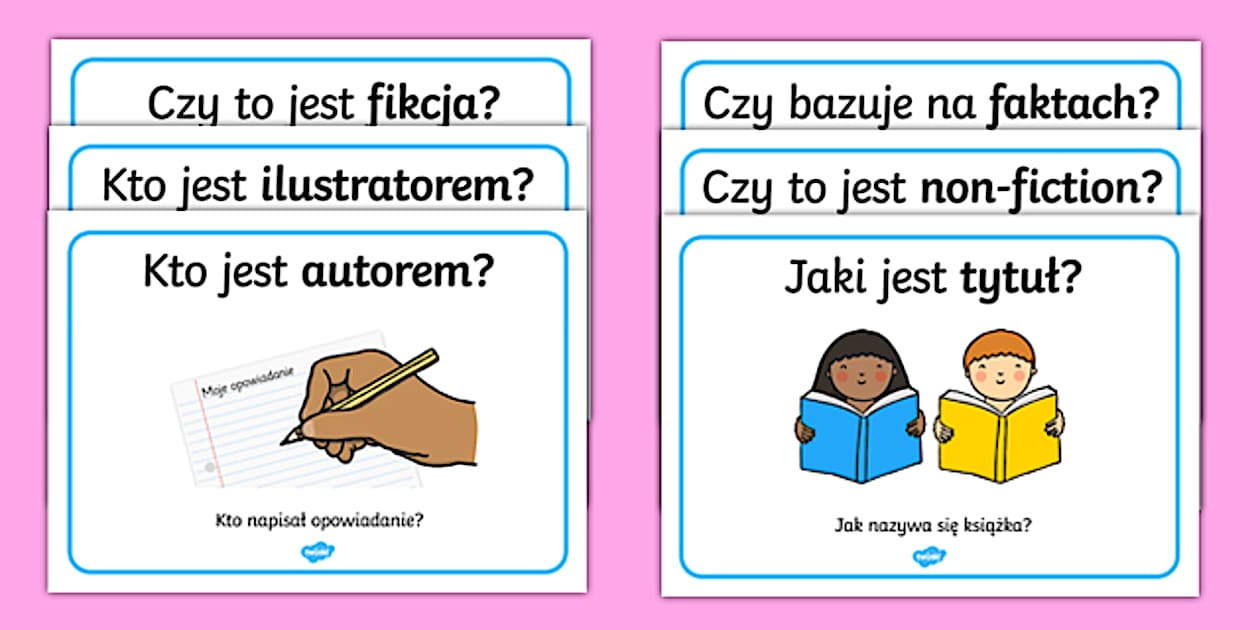 Plakaty Kącik czytelniczy po polsku (teacher made) - Twinkl