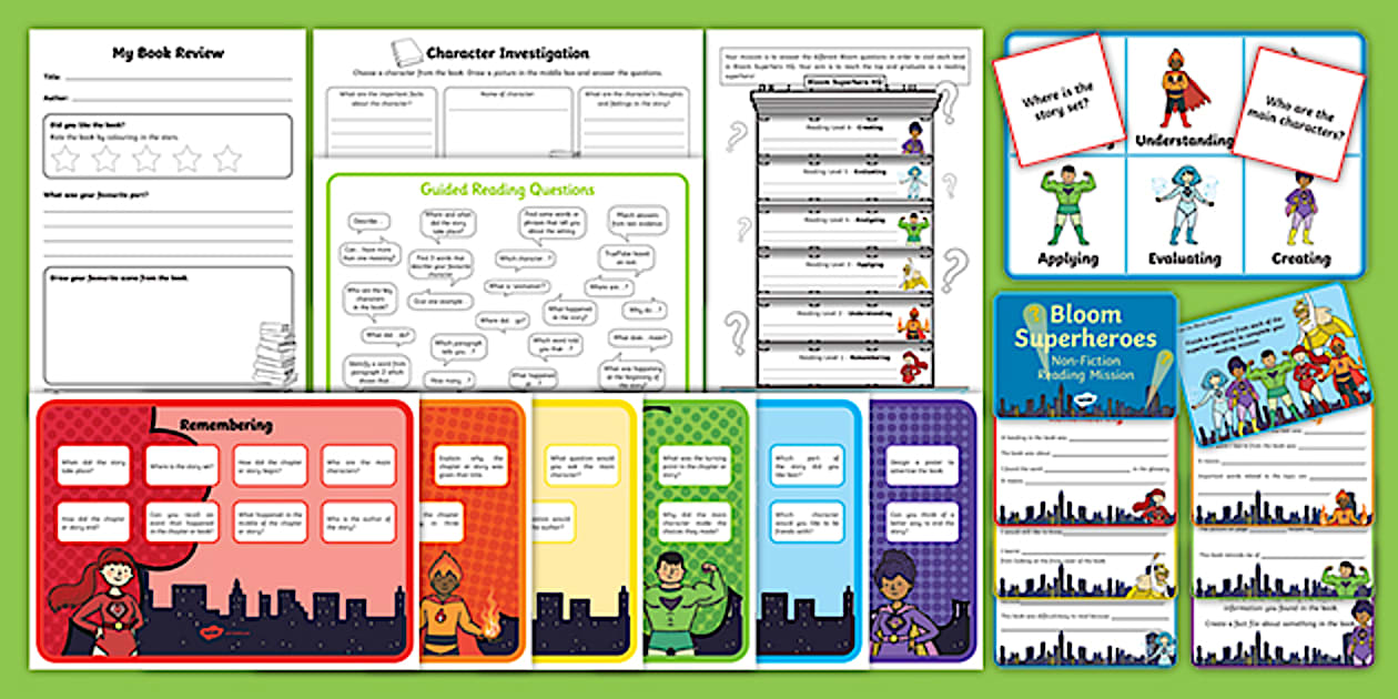 First Level Reading Activities for Any Story Home Learning Pack