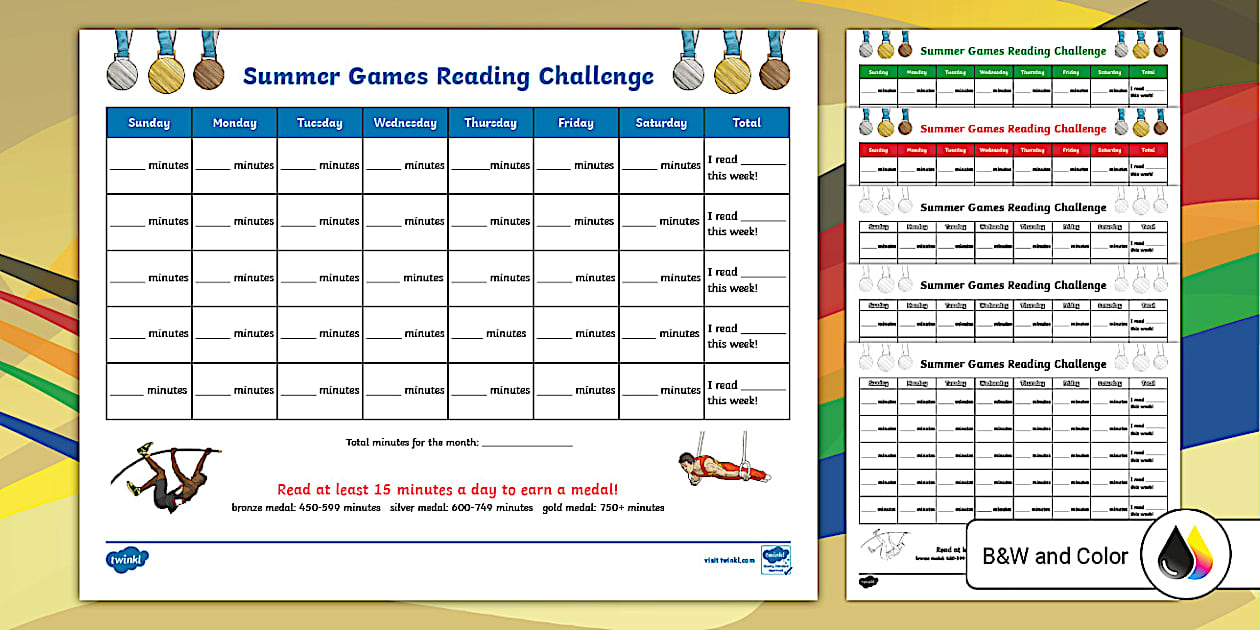 Summer Games Reading Challenge (teacher made) - Twinkl