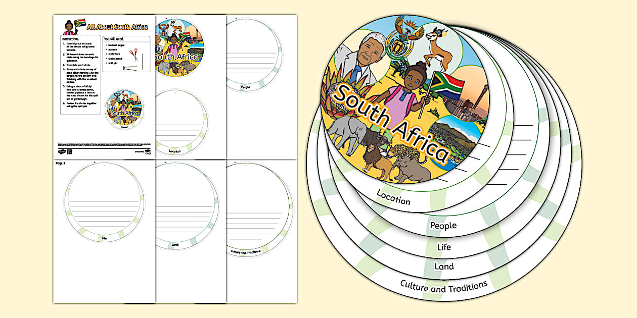 South Africa Circles Booklet